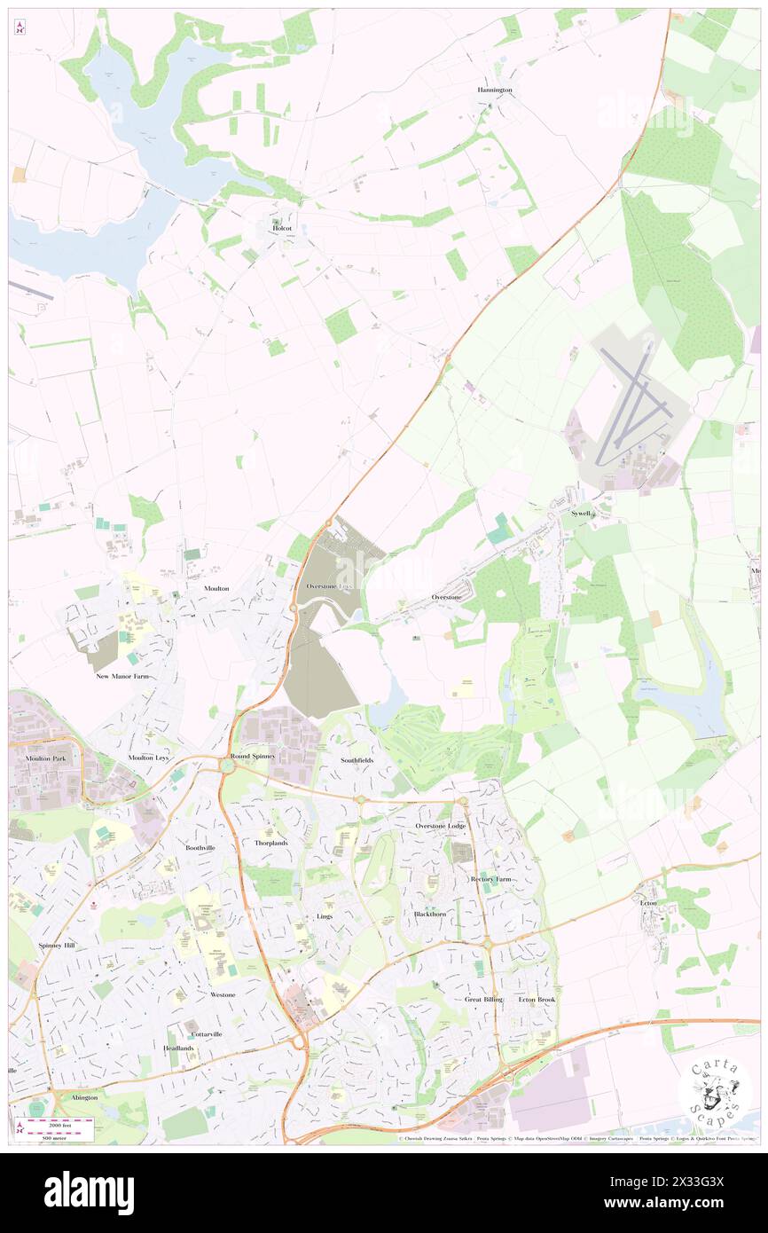 Overstone, Northamptonshire, GB, United Kingdom, England, N 52 17' 30 ...