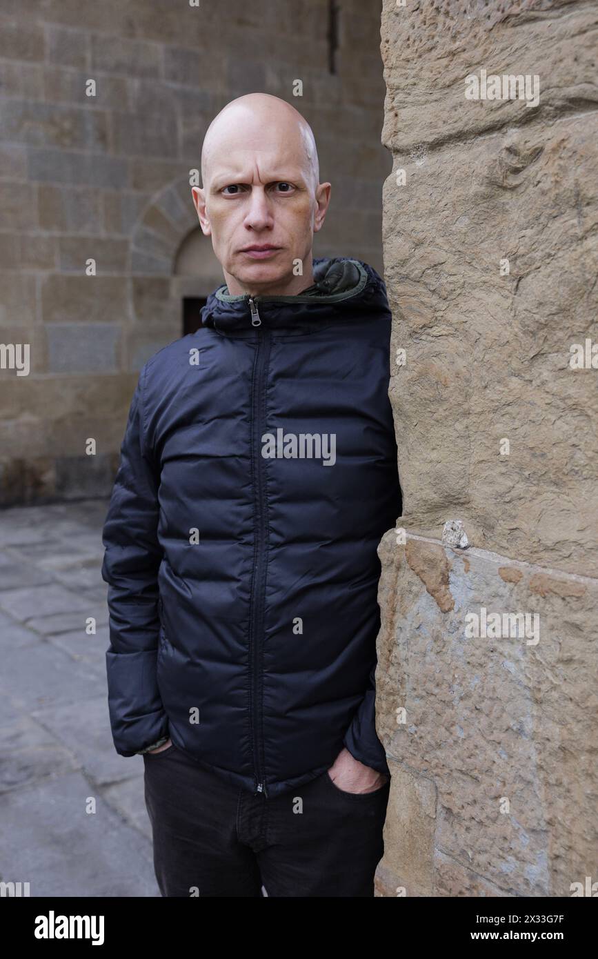 Portrait of Giorgio Vasta 25/02/2023 ©Isabella De Maddalena/opale.photo ...