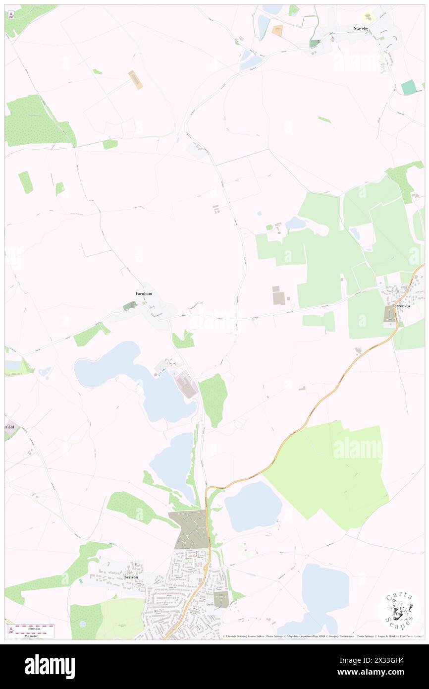 Farnham, North Yorkshire, GB, United Kingdom, England, N 54 2' 19'', S ...