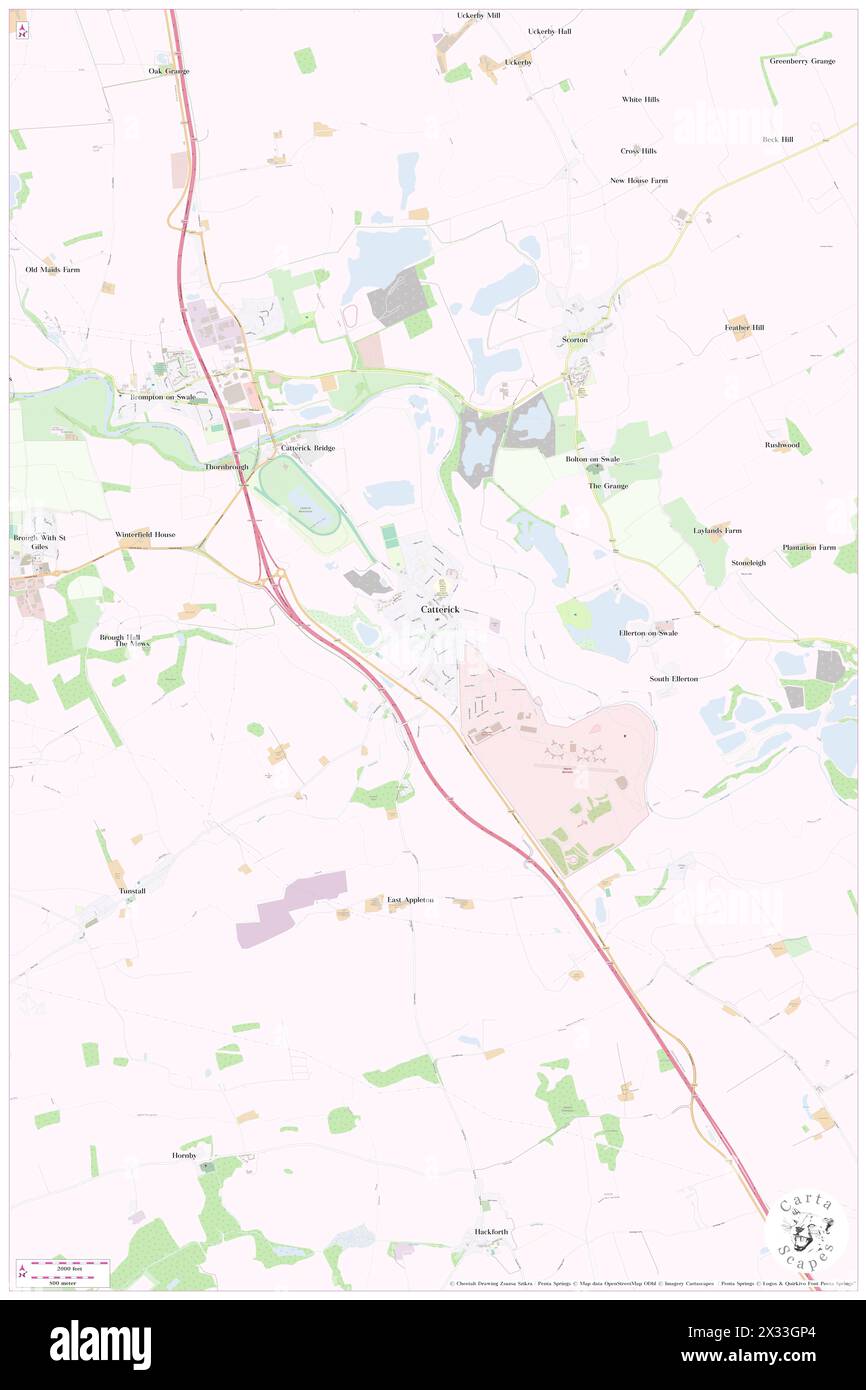 Catterick, North Yorkshire, GB, United Kingdom, England, N 54 22' 28 ...