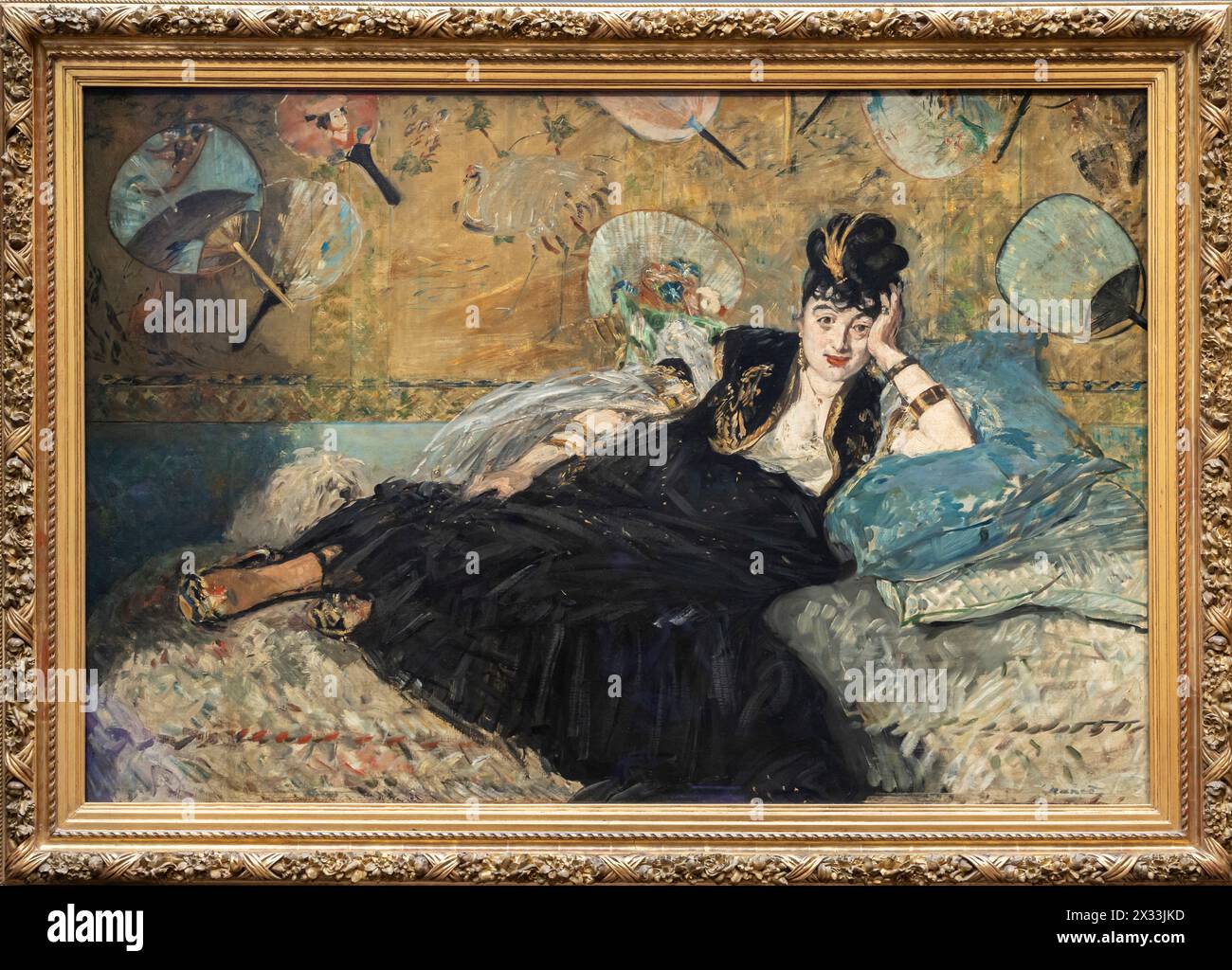 Paris, France - 04 12 2024: Orsay Museum. The Lady with the Fans ...