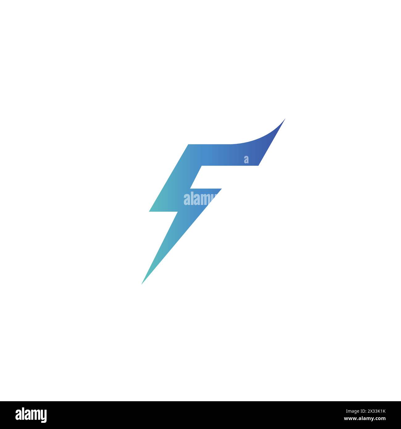 F Thunder Logo. Letter F Icon Vector Stock Vector Image & Art - Alamy