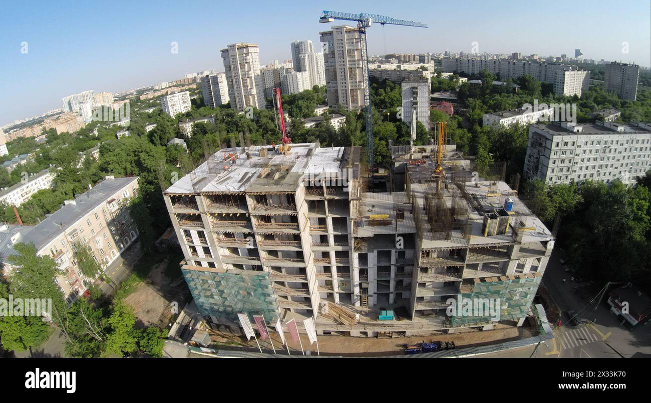 Townscape building site residential complex hi-res stock photography ...