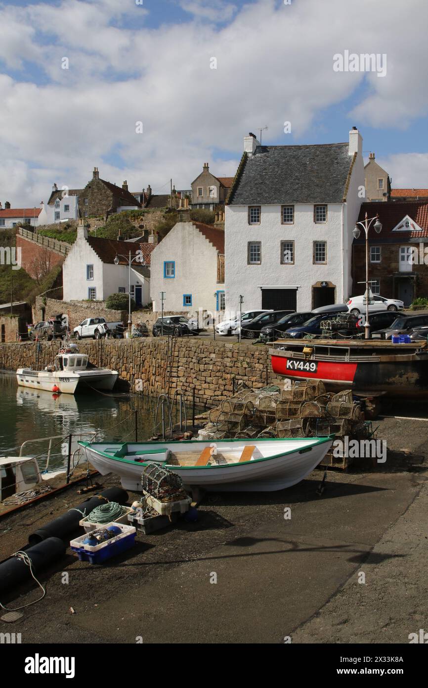 Crail harbour Fife Scotland April 2024 Stock Photo - Alamy