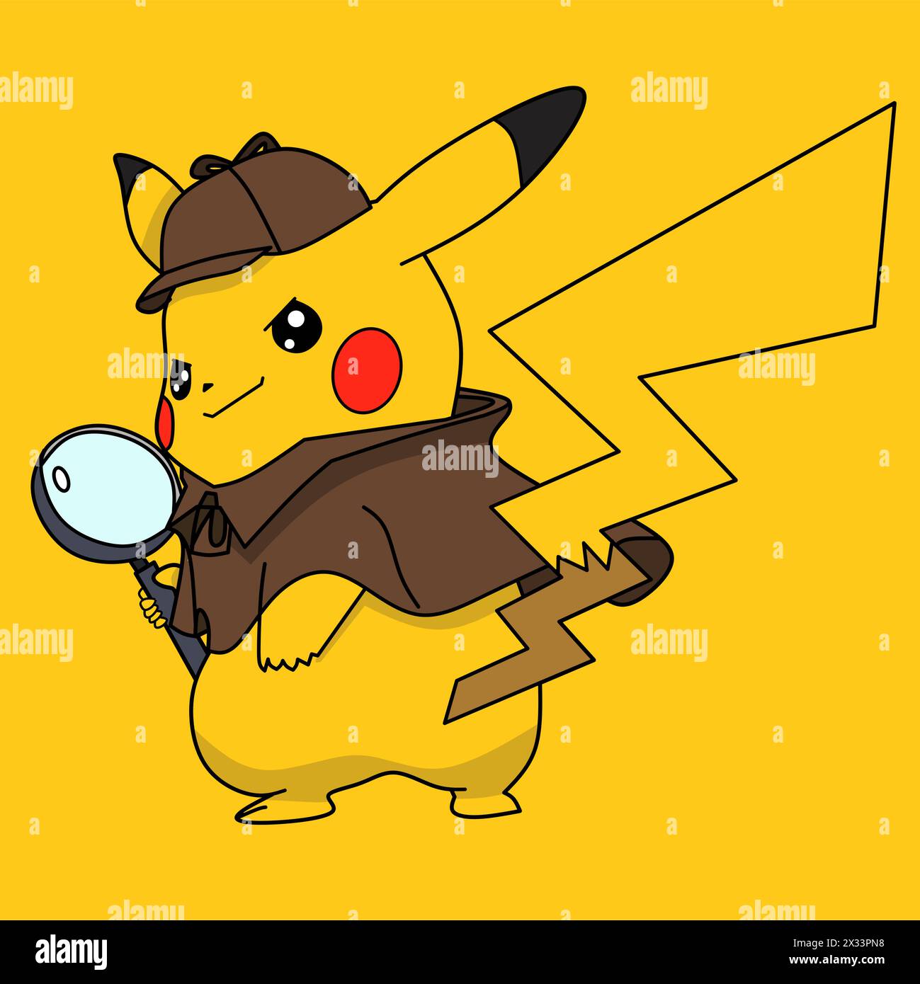 Pikachu pokemon anime Stock Vector Images - Alamy