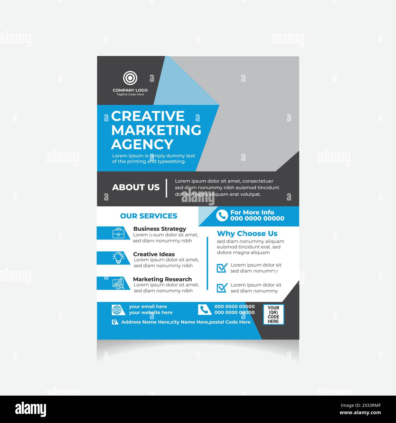 Company event flyer Stock Vector Images - Alamy