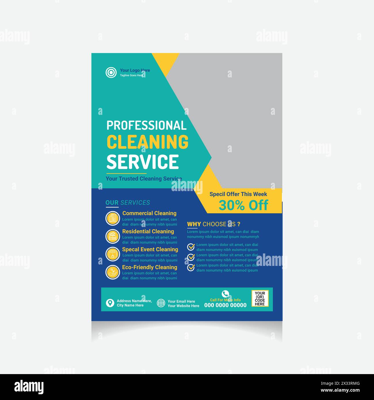 Cleaning flyer hi-res stock photography and images - Alamy