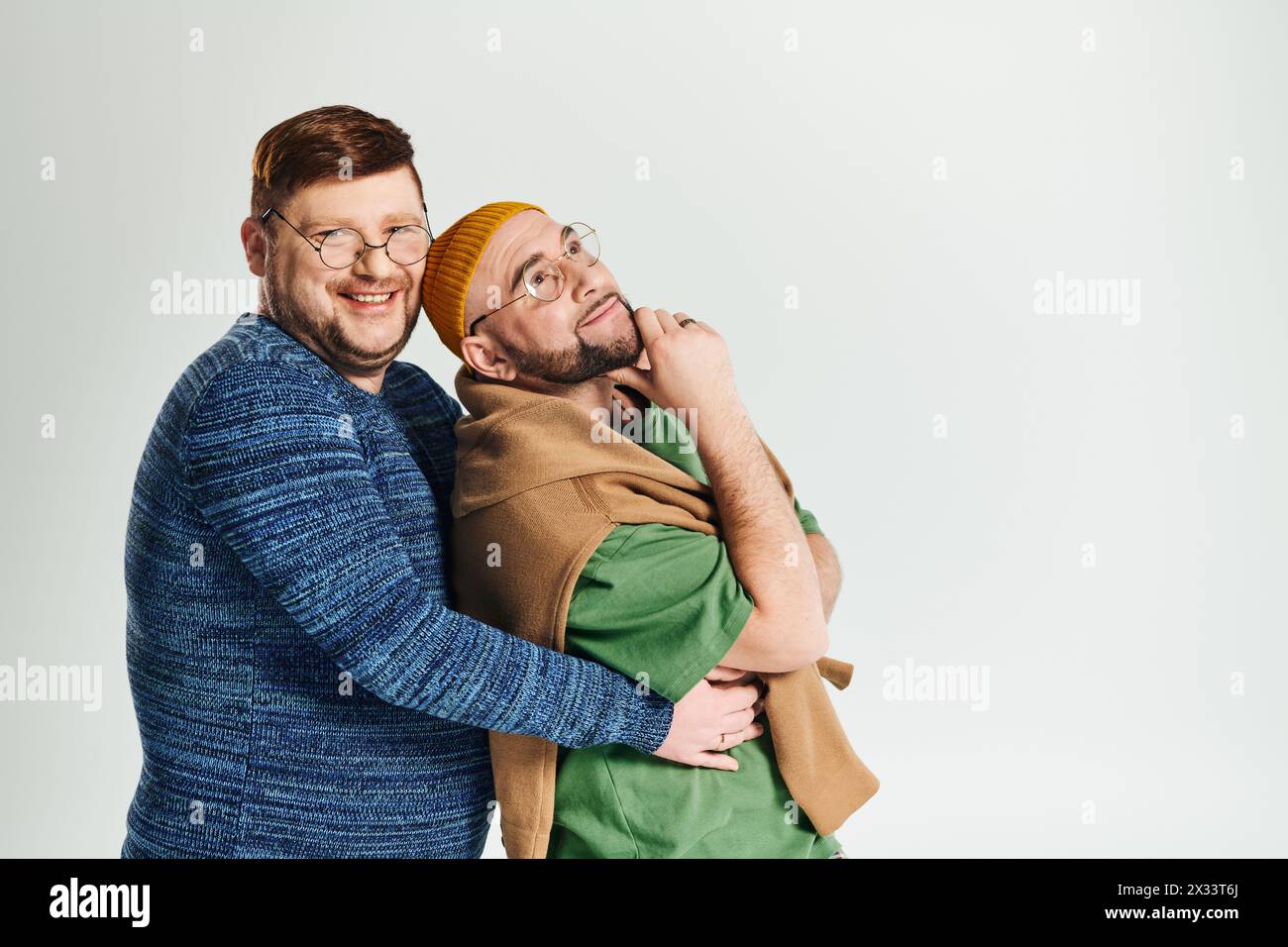 Two french men standing hi-res stock photography and images - Alamy