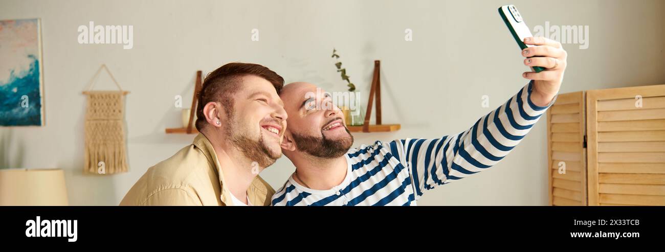 Two men take hi-res stock photography and images - Alamy