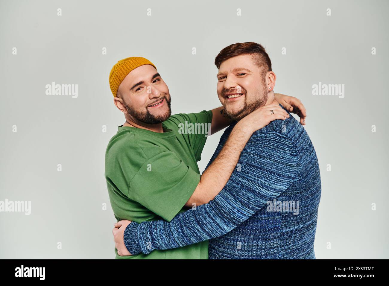 Homosexual men hugging hi-res stock photography and images - Alamy