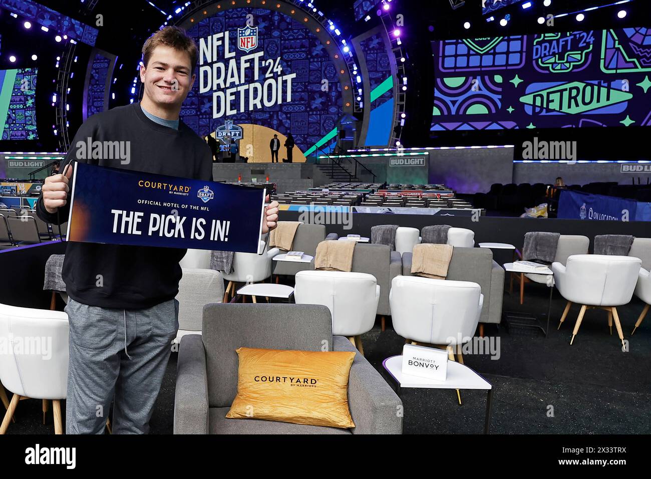 IMAGE DISTRIBUTED FOR COURTYARD BY MARRIOTT - NFL Draft Prospect Drake ...