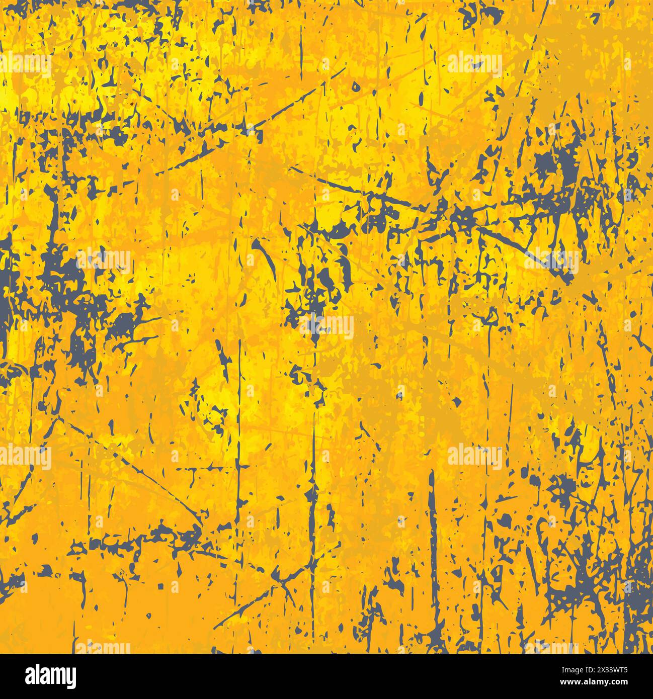 old plain slightly dirty grungy scratched yellow metal industrial wall ...