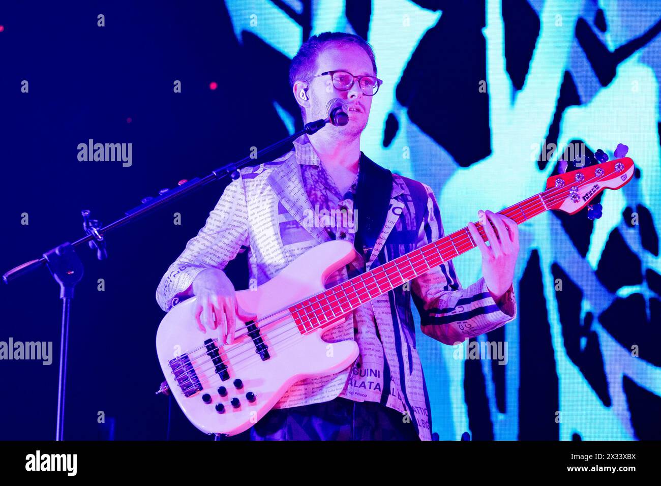 Simone pagani of pinguini tattici nucleari hi-res stock photography and ...