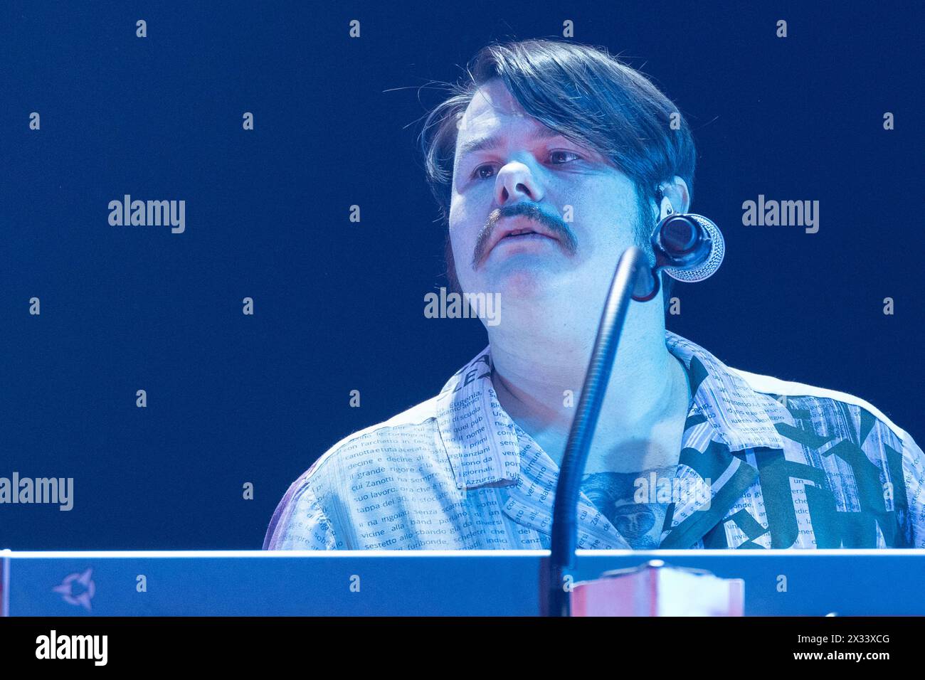 Elio Biffi (Pinguini Tattici Nucleari Stock Photo - Alamy