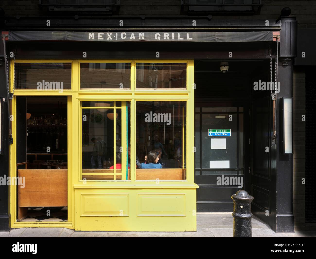 Mexican Grill restaurant, London, England Stock Photo - Alamy