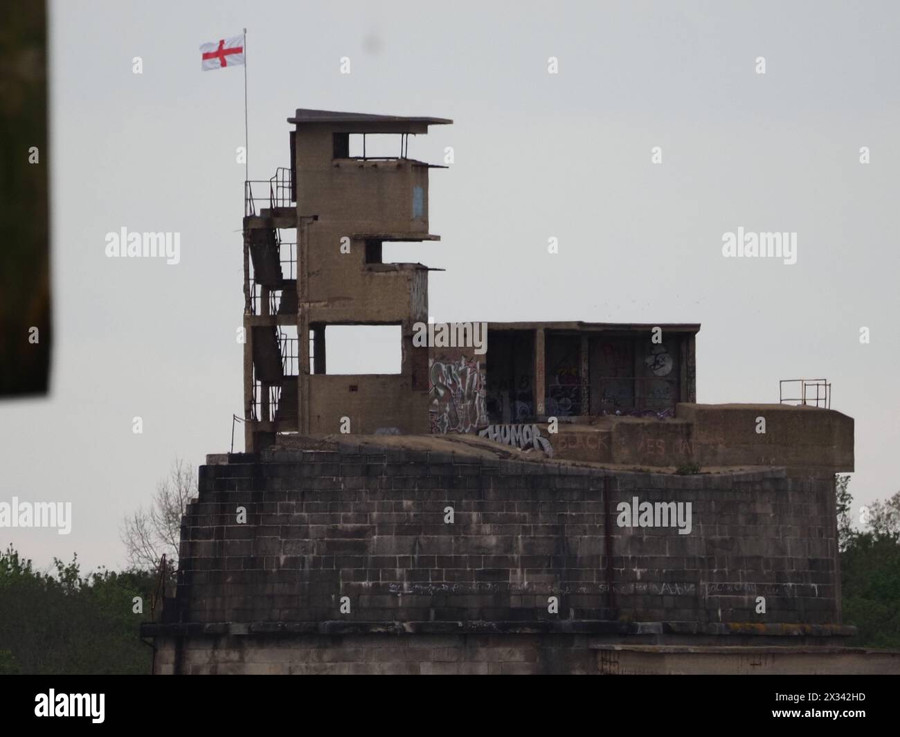 Sheerness, Kent, UK. 24th Apr, 2024. Iconic gun tower 'No 1 The Thames ...