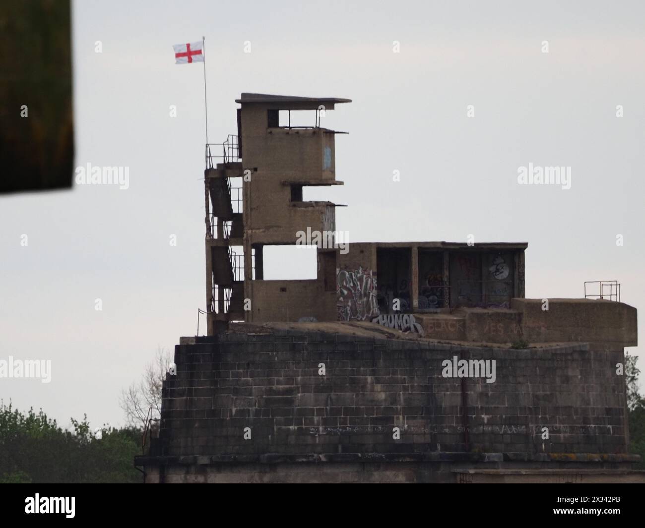 Sheerness, Kent, UK. 24th Apr, 2024. Iconic gun tower 'No 1 The Thames ...