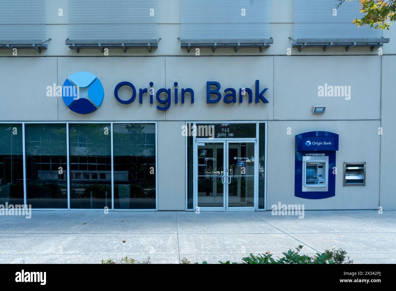 An Origin Bank branch sign at Katy Fwy in Houston, TX, USA Stock Photo - Alamy
