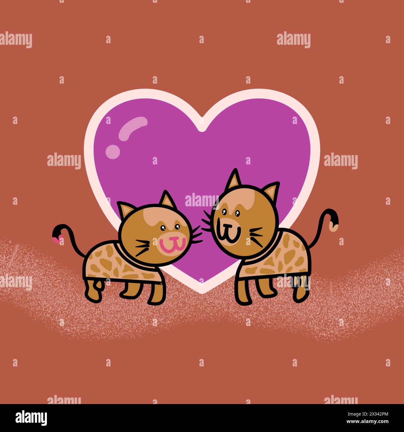 Young in love happy Stock Vector Images - Alamy