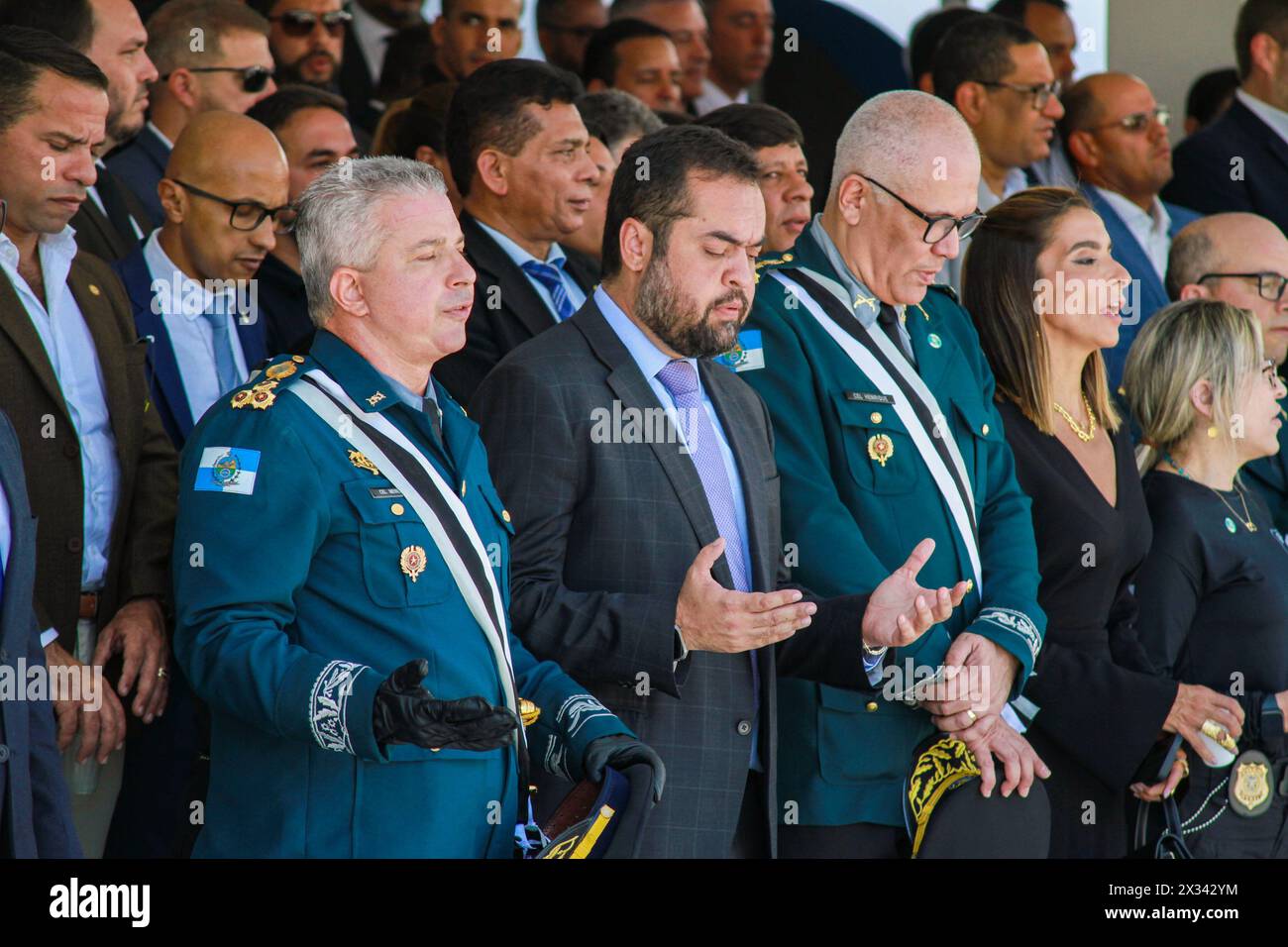 Rio De Janeiro, Brazil. 24th Apr, 2024. The Governor of Rio de Janeiro ...