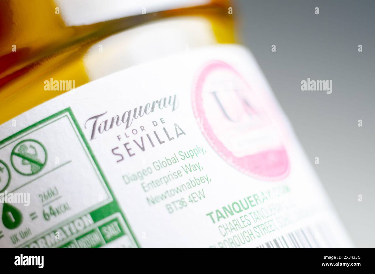 LONDON, UK - 28 MARCH 2024 Charles Tanqueray was an innovator and ...