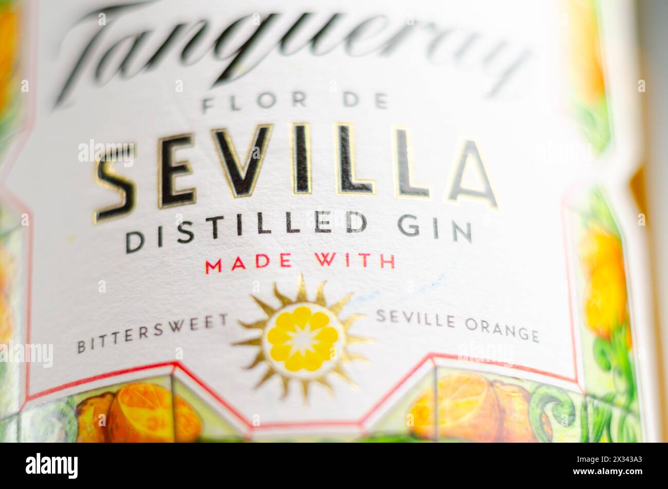 LONDON, UK - 28 MARCH 2024 Charles Tanqueray was an innovator and ...