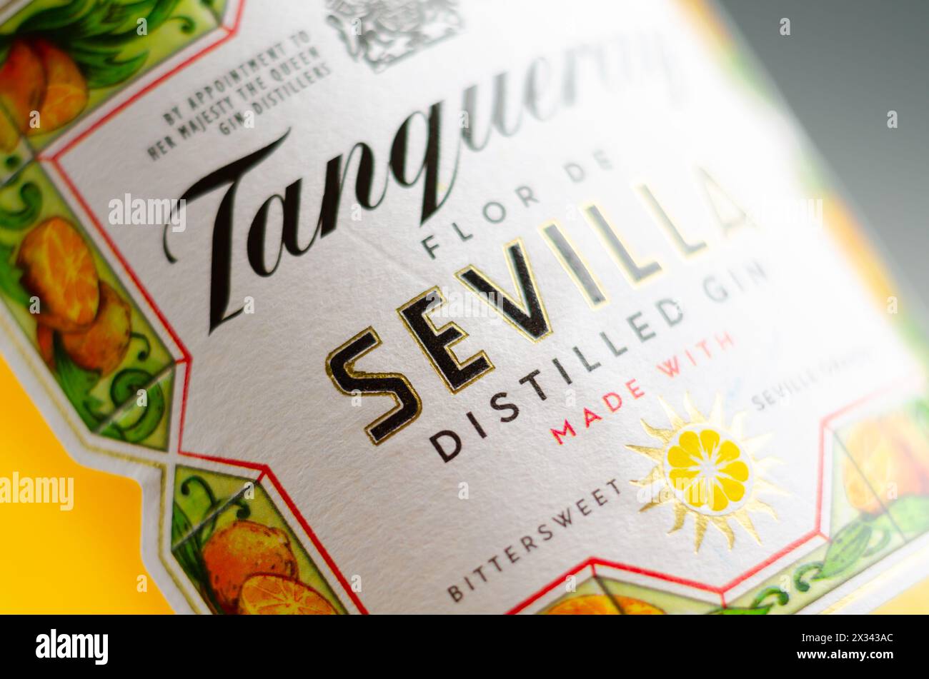 LONDON, UK - 28 MARCH 2024 Charles Tanqueray was an innovator and ...