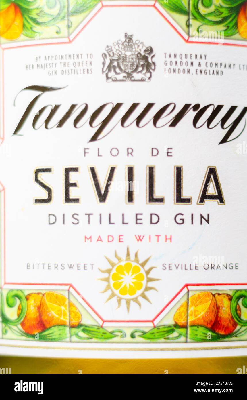 LONDON, UK - 28 MARCH 2024 Charles Tanqueray was an innovator and ...