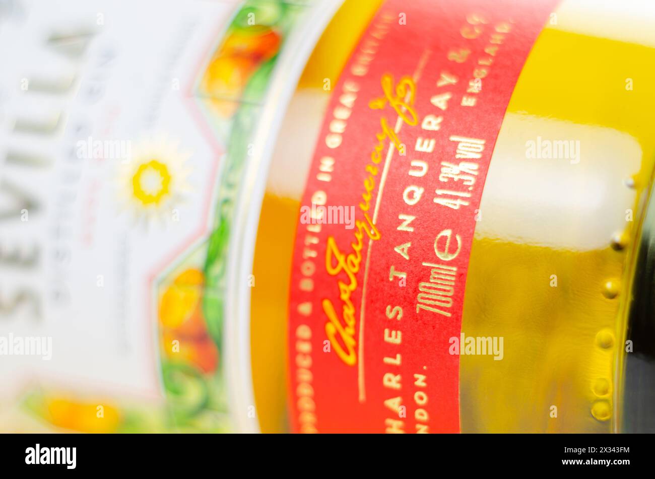 LONDON, UK - 28 MARCH 2024 Charles Tanqueray was an innovator and ...