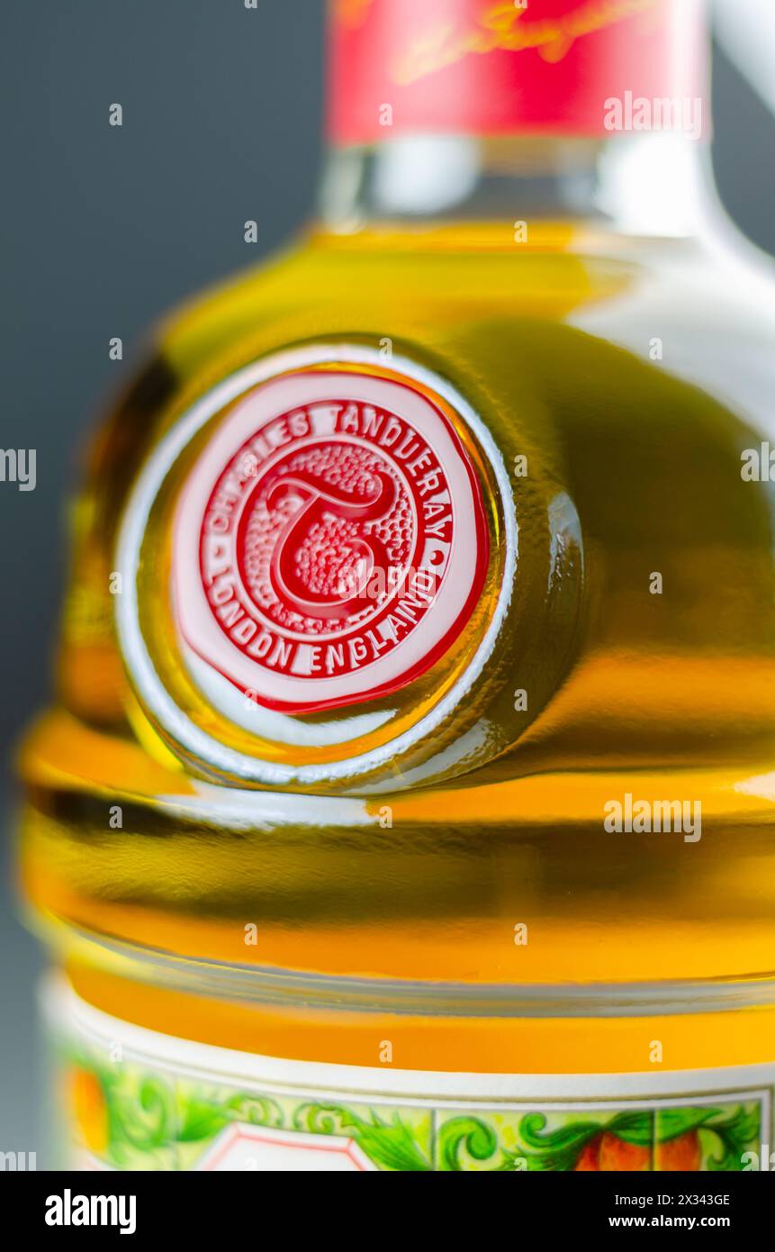 LONDON, UK - 28 MARCH 2024 Charles Tanqueray was an innovator and ...