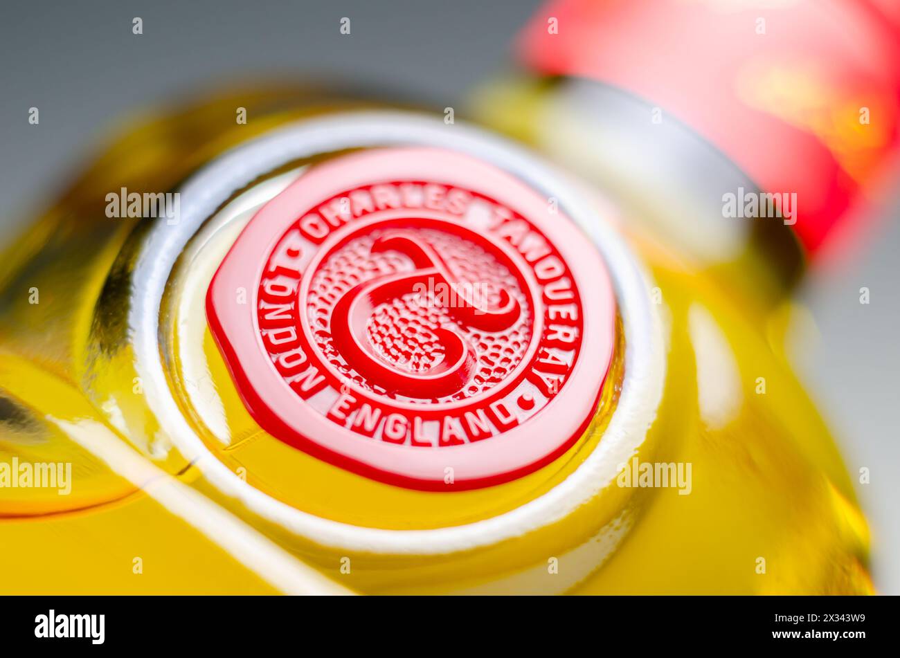 LONDON, UK - 28 MARCH 2024 Charles Tanqueray was an innovator and ...