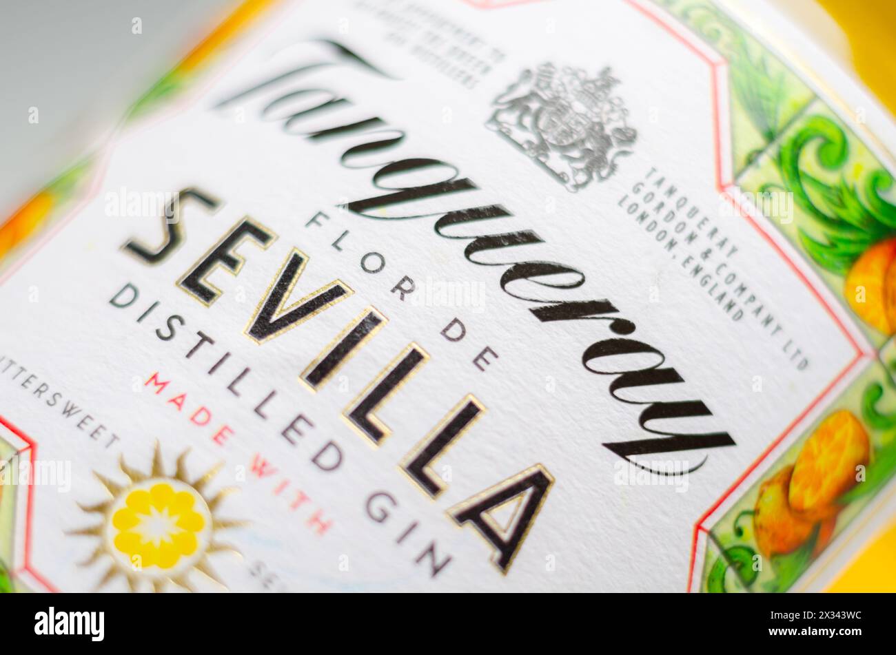 LONDON, UK - 28 MARCH 2024 Charles Tanqueray was an innovator and ...