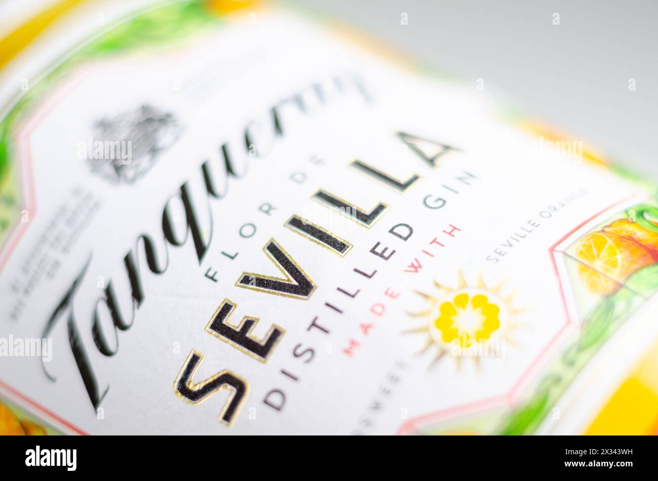 LONDON, UK - 28 MARCH 2024 Charles Tanqueray was an innovator and ...