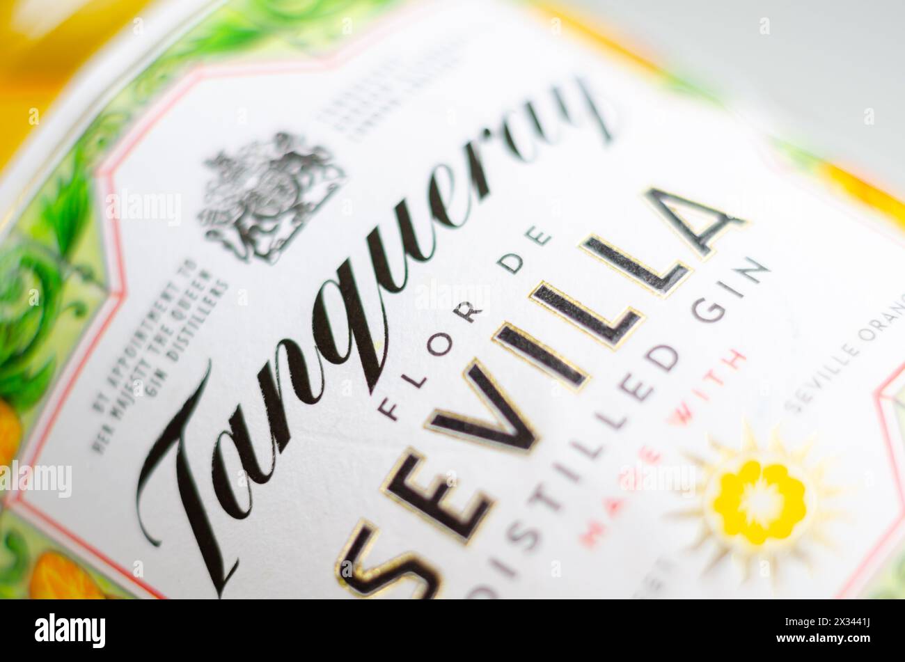 LONDON, UK - 28 MARCH 2024 Charles Tanqueray was an innovator and ...