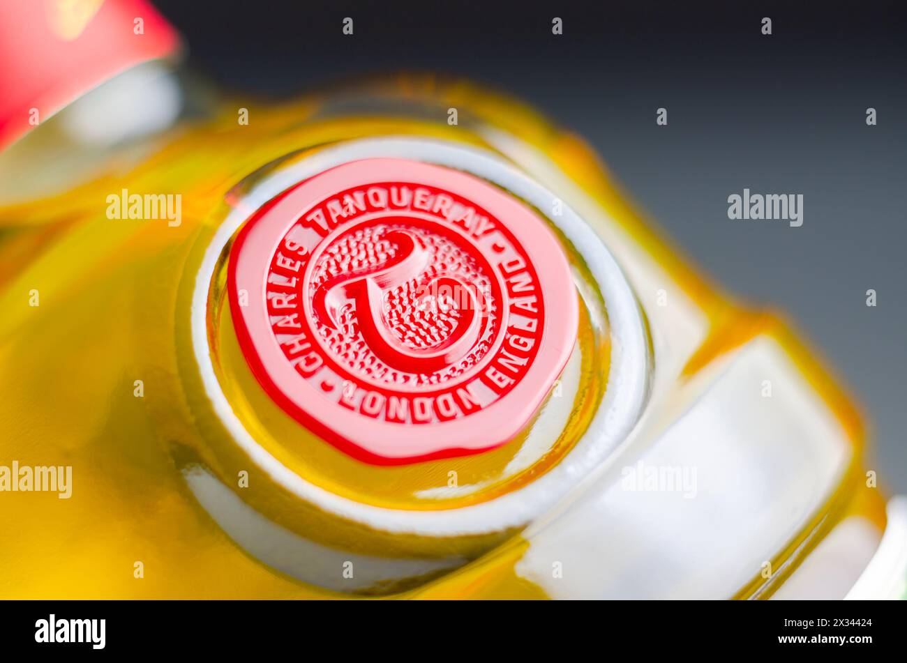 LONDON, UK - 28 MARCH 2024 Charles Tanqueray was an innovator and ...