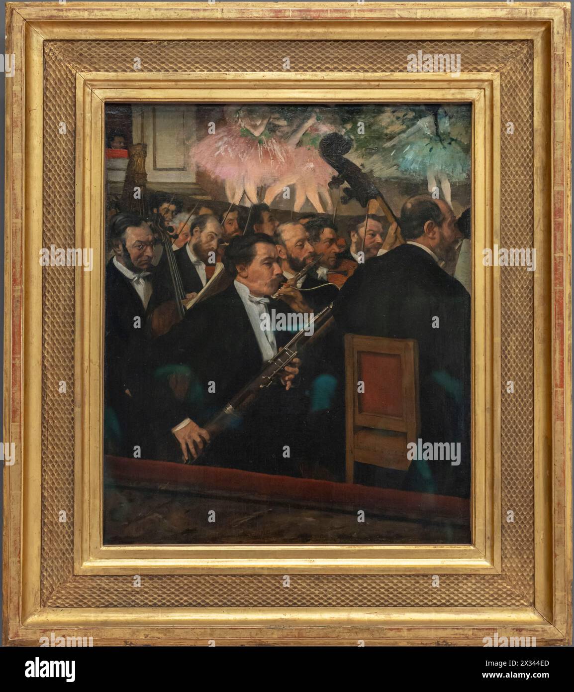 Paris, France - 04 12 2024: Orsay Museum. The Opera Orchestra painted ...