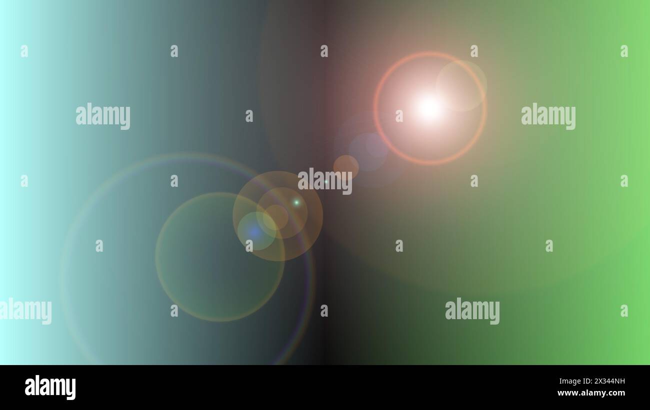 Attractive and unique lense flare effect background. Creative geometric ...