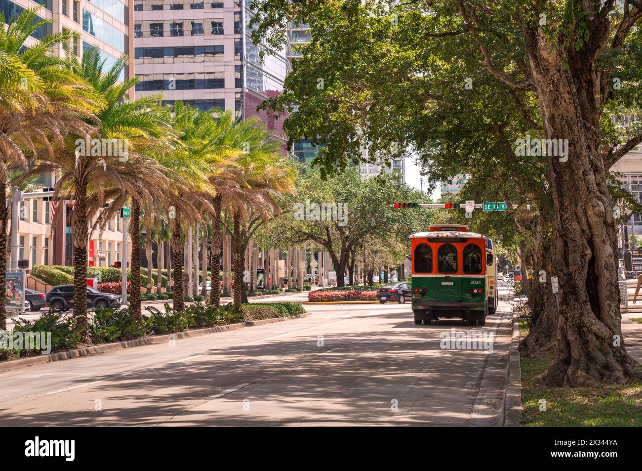 Miami brickell trolley hi-res stock photography and images - Alamy