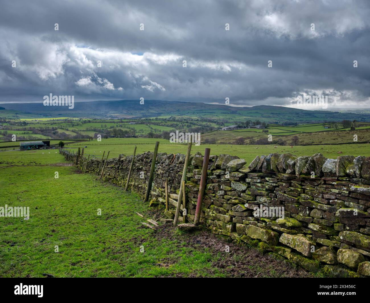 English Countryside in North Yorkshire Stock Photo - Alamy