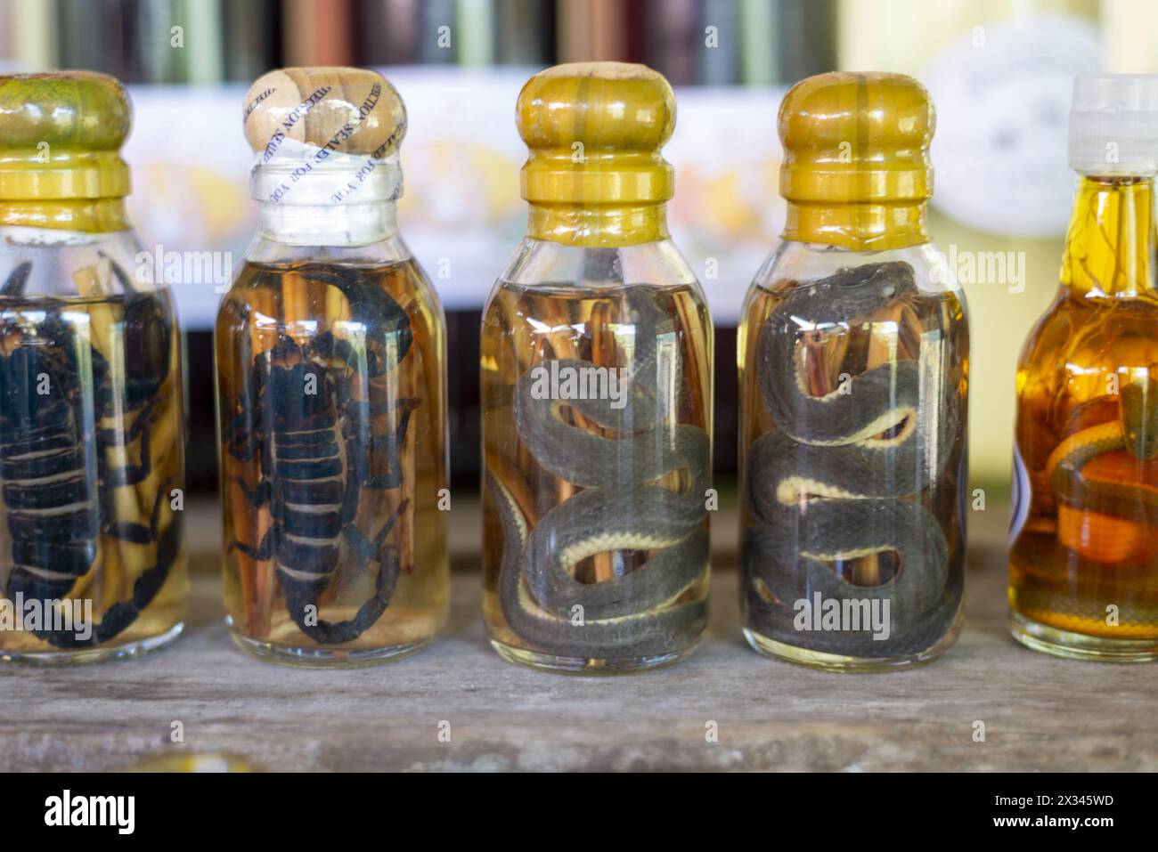 Choum, Rice Liquor, Rice Wine With Pickled Scorpions And Snakes For ...