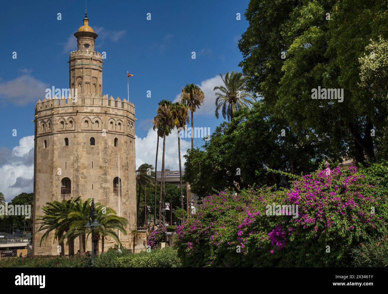 Seville: Tower of Gold Stock Photo - Alamy