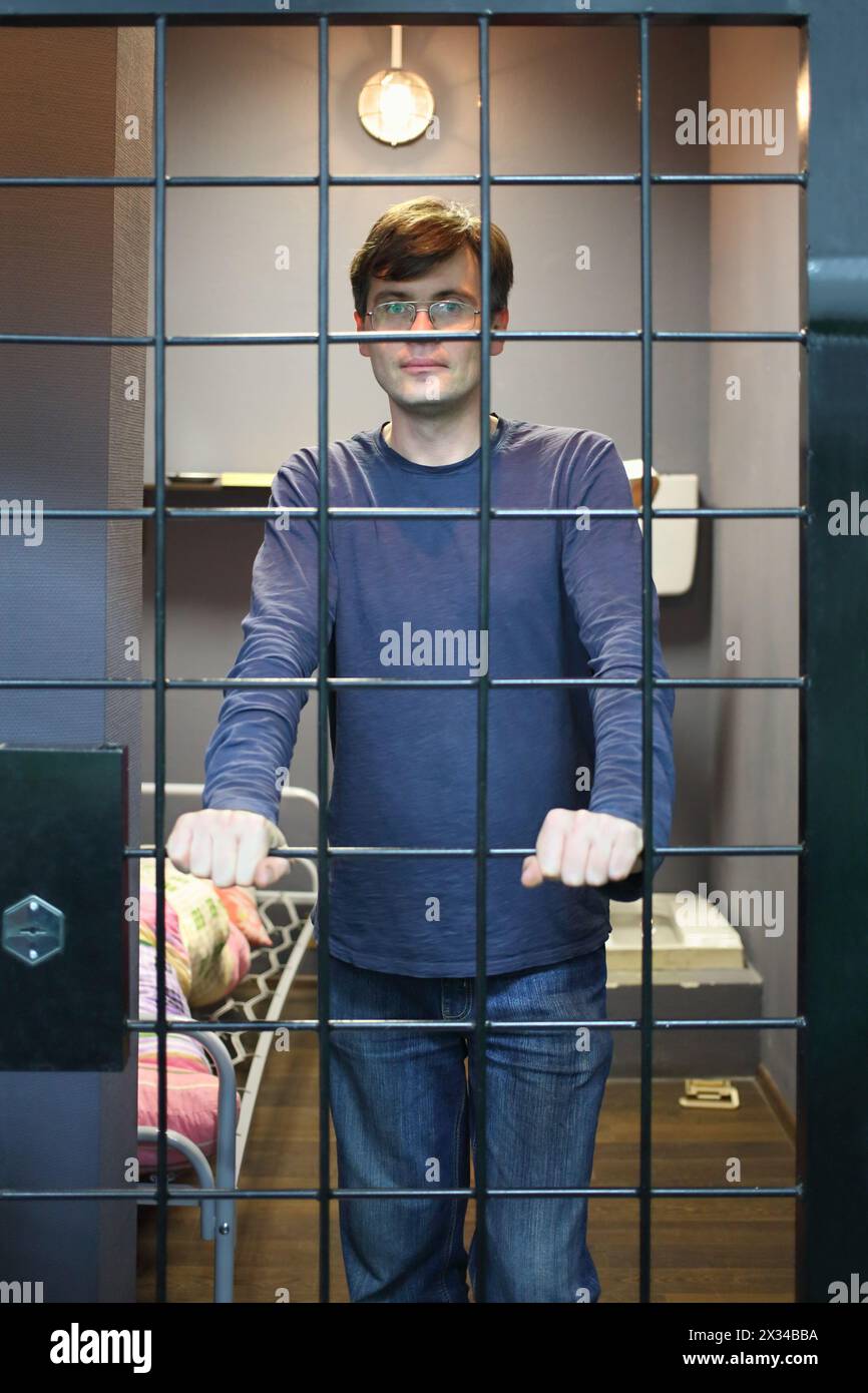 Single prisoner cell hi-res stock photography and images - Alamy