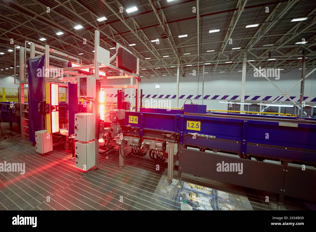 With the lighting machinery for reading hi-res stock photography and ...