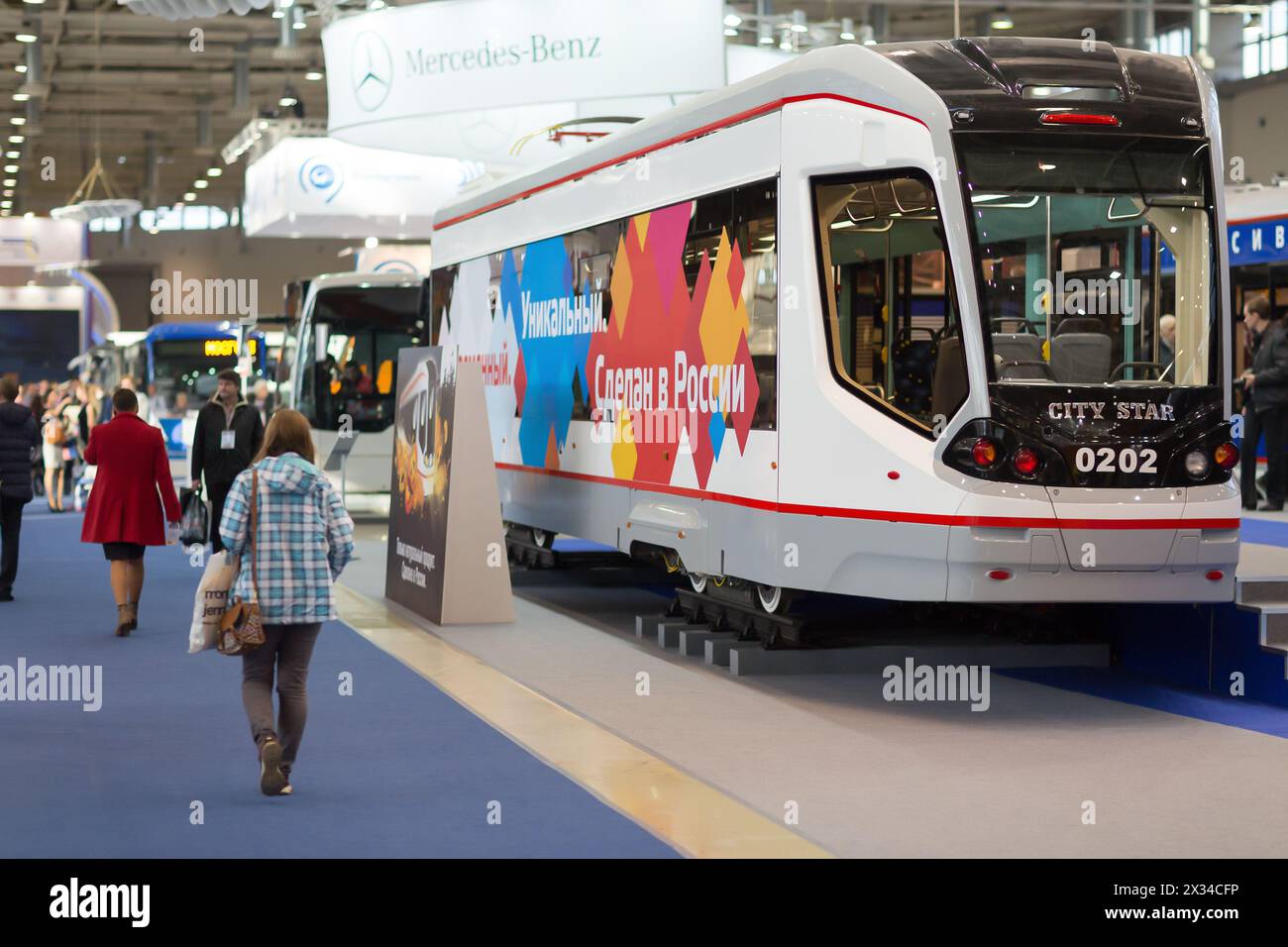 Public transport exhibition expocitytrans hi-res stock photography and ...