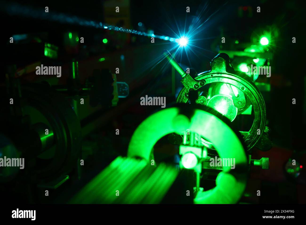 Laser diffraction experiment hi-res stock photography and images - Alamy