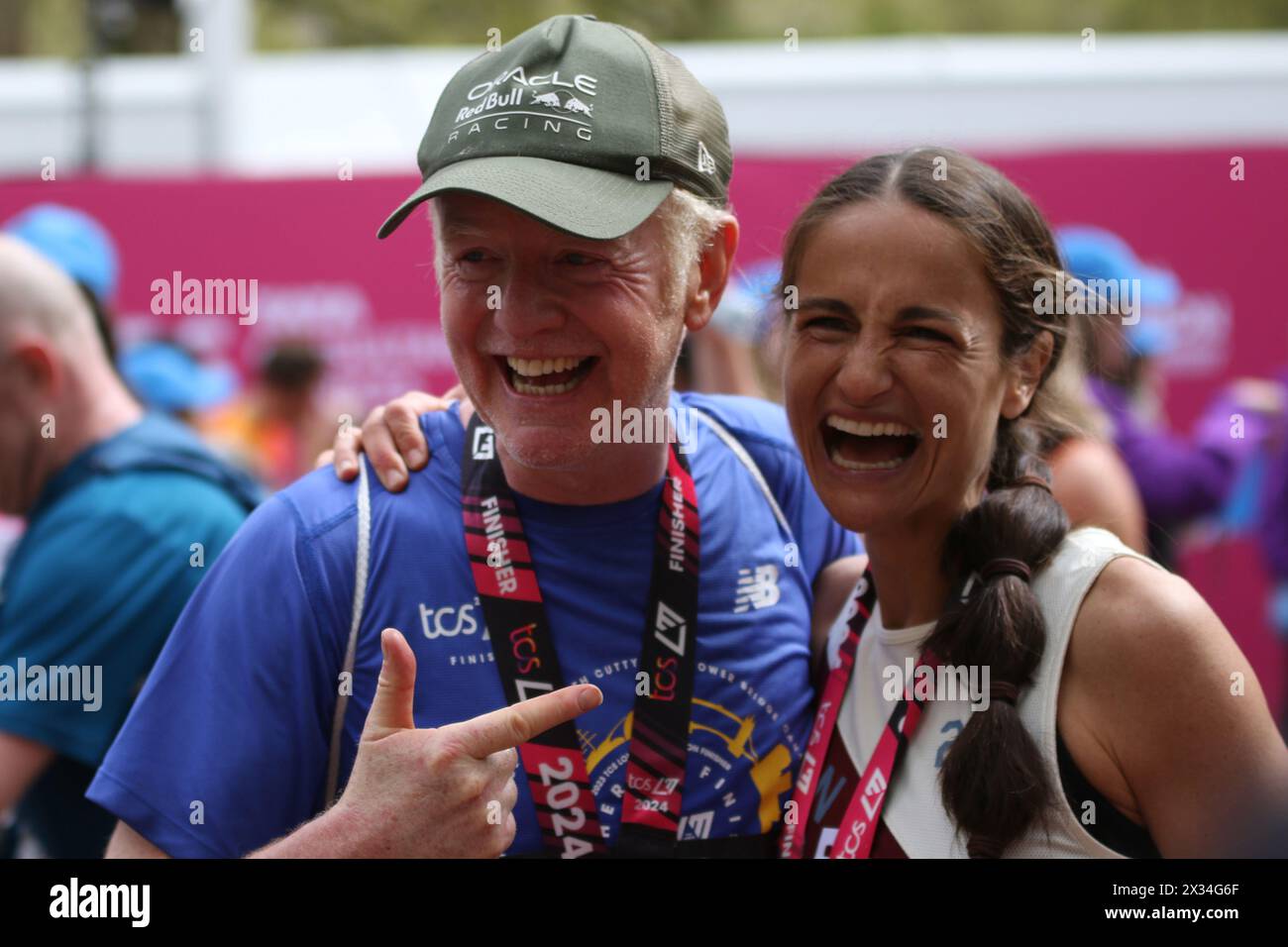 Chris Evans & his wife Natasha (Tash) Shishmanian after finishing the ...
