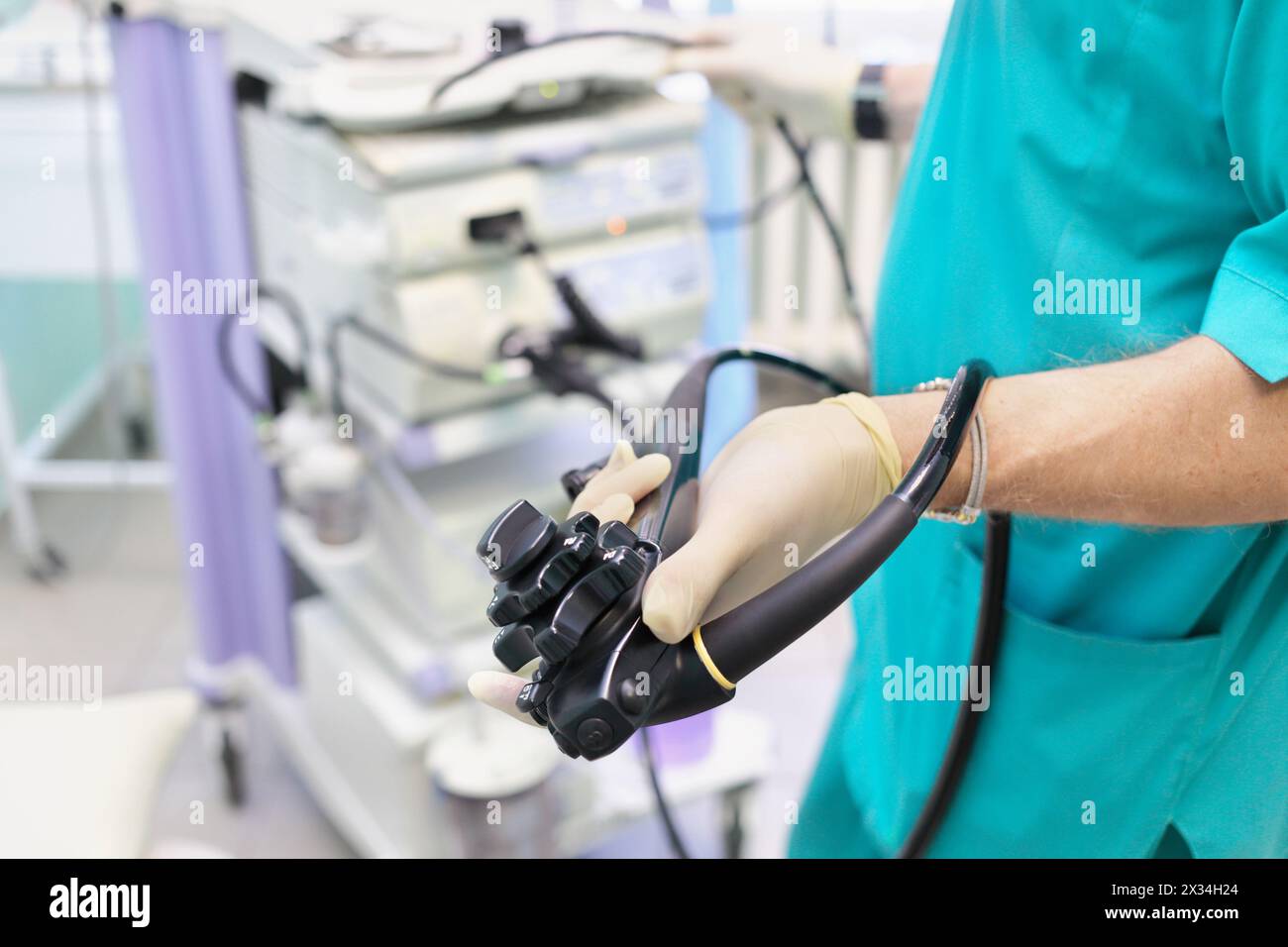 manipulator digital endoscope for diagnosis of hollow organs ...