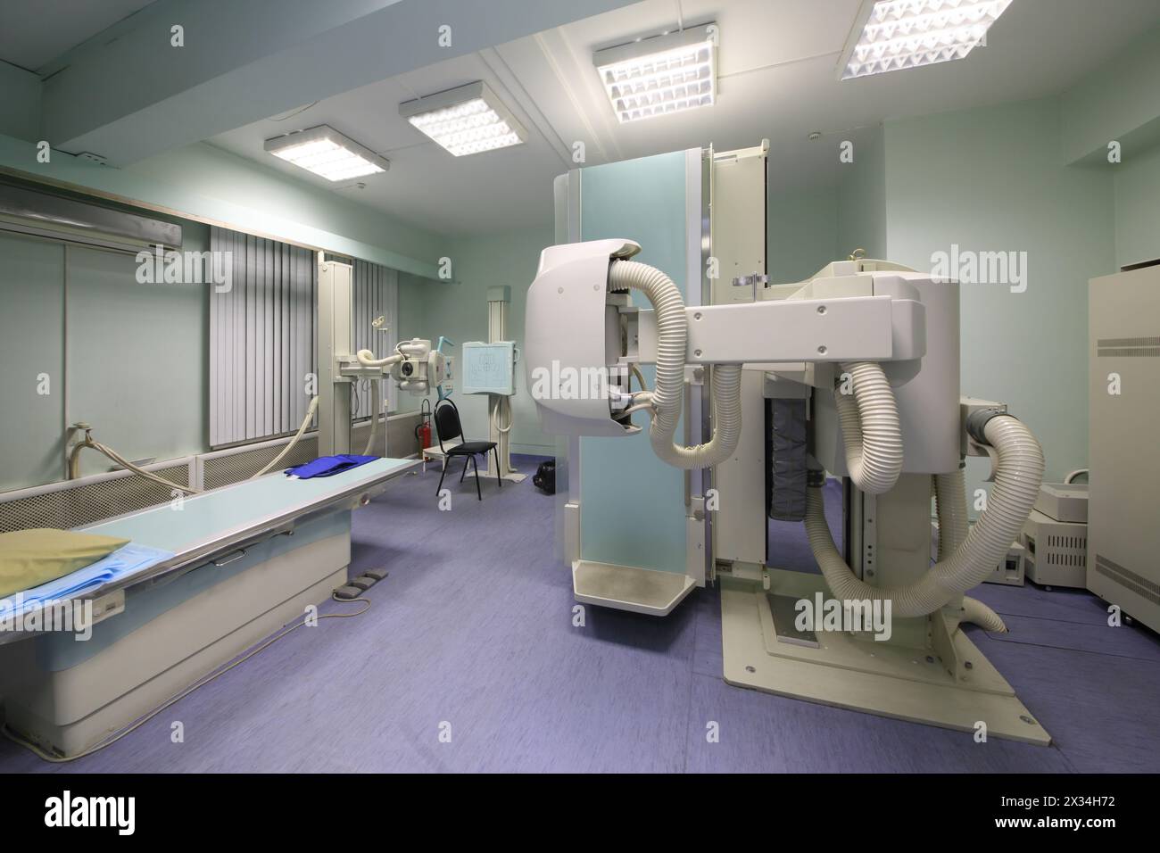 Equipment in X-rays cabinet at the hospital Stock Photo - Alamy