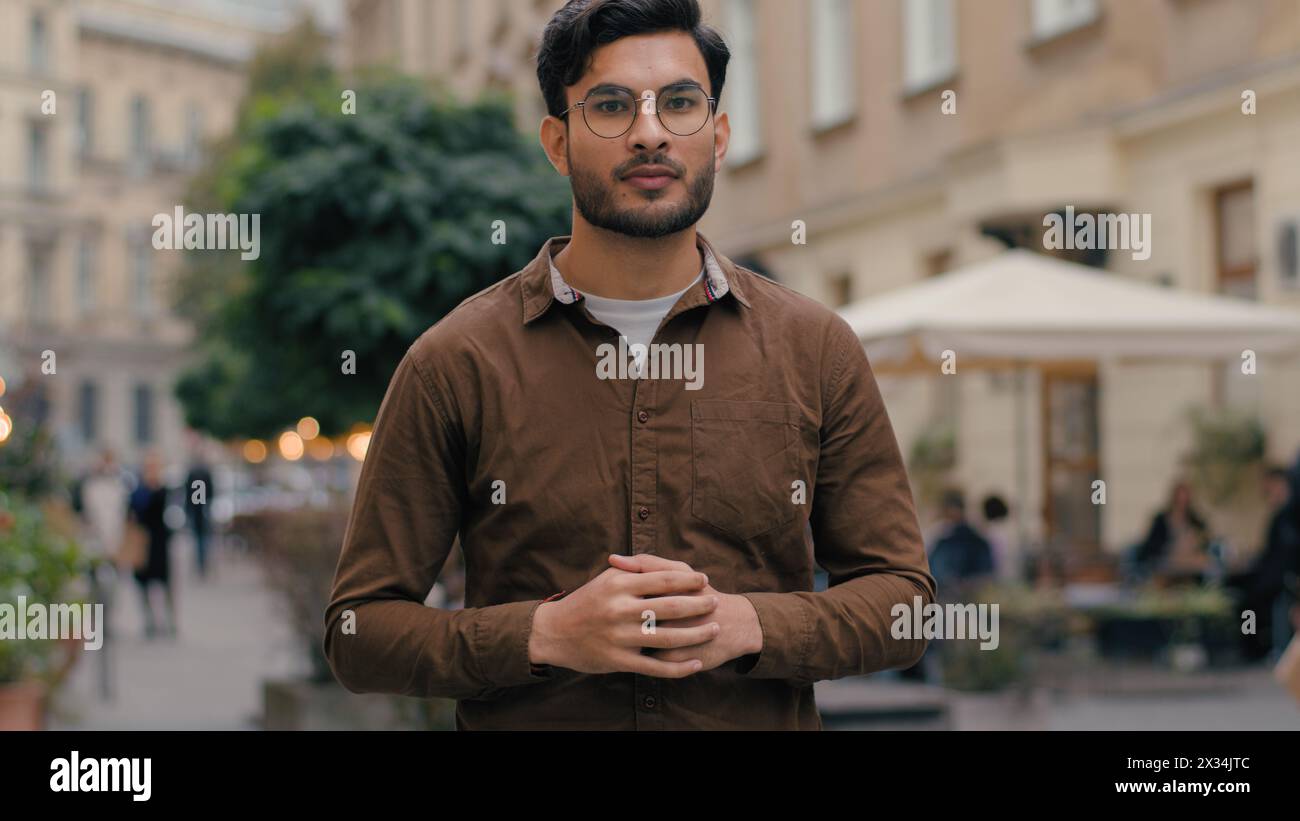 Thumbs up beard businessman outside hi-res stock photography and images ...