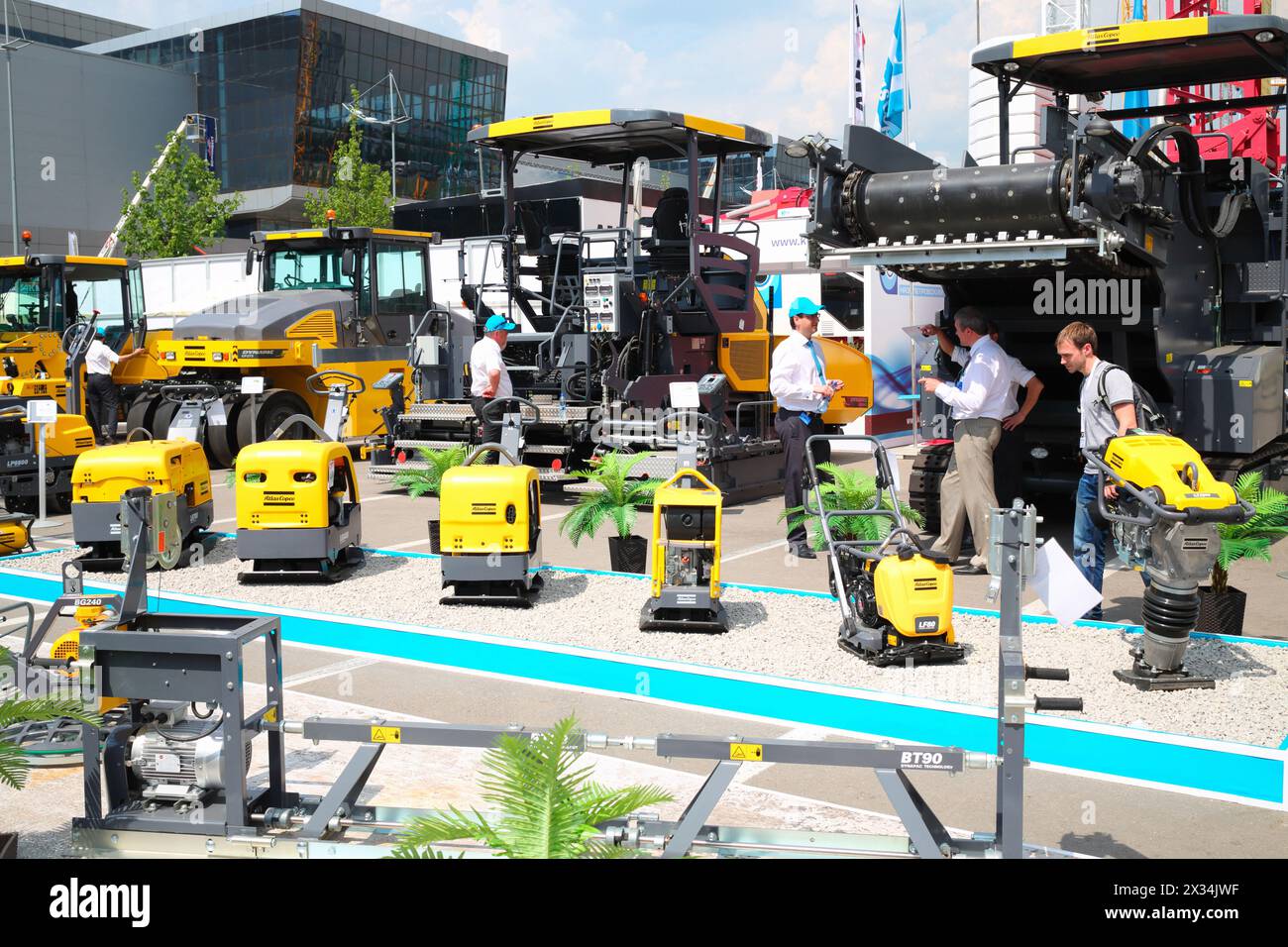 MOSCOW, RUSSIA - JUN 06, 2014: International Exhibition Centre Crocus ...